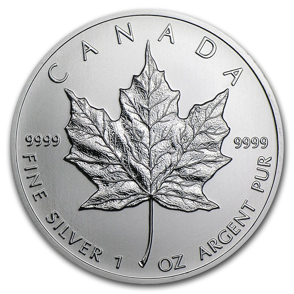 Prior Years Canadian Maple Leaf Silver Coin 1oz GoldSilver Central