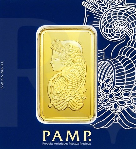 Pamp Suisse Lady Fortuna Gold Bar 100g - GoldSilver Central Pte Ltd