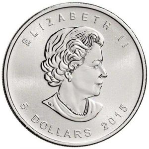 2015 Canadian Birds of Prey Series Red-Tailed Hawk Silver Coin 1oz ...