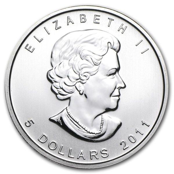 2011 Canadian Wildlife Series Timber Wolf Silver Coin 1oz - GoldSilver ...