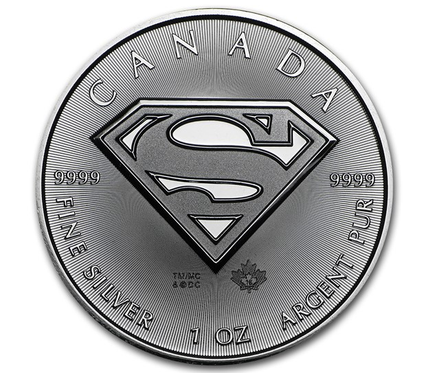 2016 Canadian Superman ™ S-Shield Silver Coin 1oz - GoldSilver Central ...